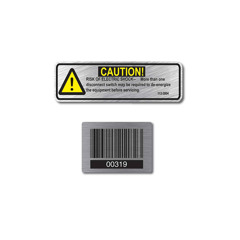 Aluminum Label - New World Labels and Holograms